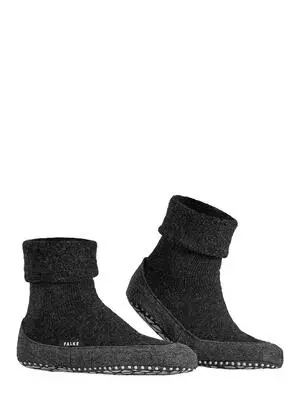 Falke Cozyshoe Wool-blend Sock Slippers - Anthracite