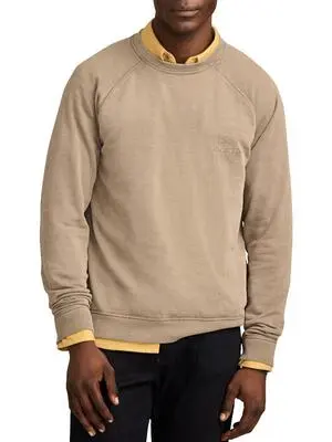 Lucky Brand Logo Fleece Sweatshirt - Vetiver