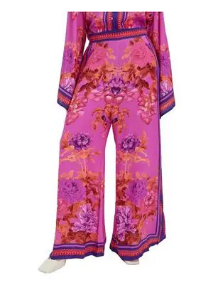 RAISHMA Alisa Viscose Trousers - Pink
