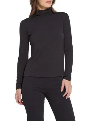 Lyssé Essentials Long Sleeve Turtleneck Top - Black