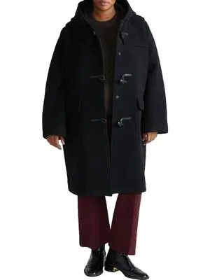 Universal Standard Highlands Duffle Coat - Black