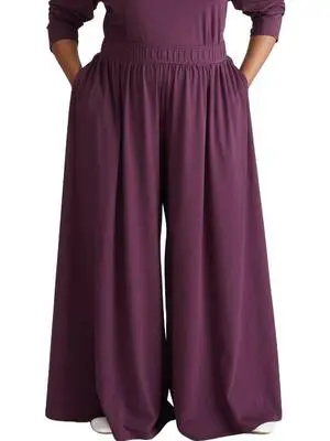 Universal Standard Universal Standard Ezra Wide Leg Lounge Pants Acai