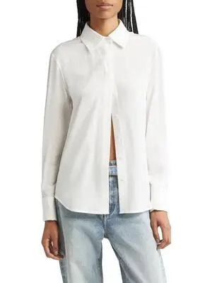 Proenza Schouler Arabella Silk Button-up Shirt - White