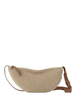 THE SAK Tess Large Crochet Sling Bag - Bamboo Static