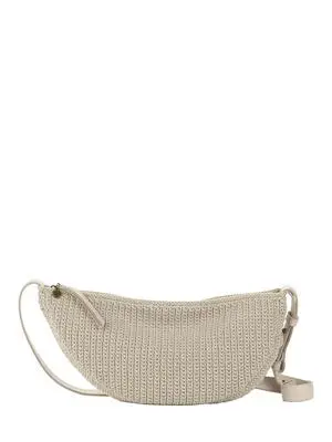 THE SAK Tess Large Crochet Sling Bag - Ecru