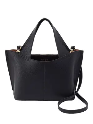 Hobo Small Vida Leather Tote - Black Biscuit