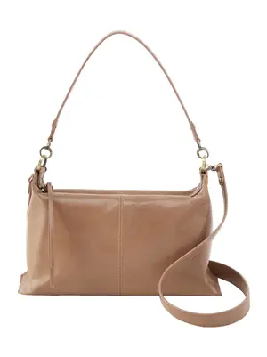 Hobo HOBO Avon Leather Shoulder Bag Cashmere