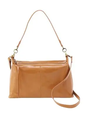 Hobo HOBO Avon Leather Shoulder Bag Natural