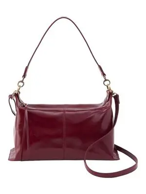 Hobo HOBO Avon Leather Shoulder Bag Saddleberry