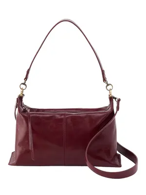 Hobo HOBO Avon Leather Shoulder Bag Winterberry