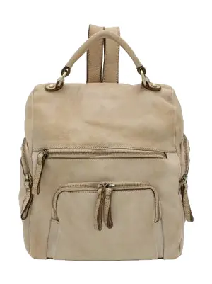 BOLSA NOVA Bolsa Nova Mia Leather Backpack Light Taupe