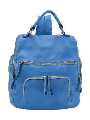 BOLSA NOVA Bolsa Nova Mia Leather Backpack Ocean