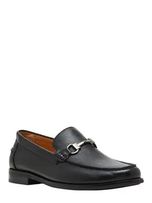 Steve Madden Alfio Bit Loafer - Black Leather