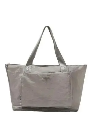 BAGGALLINI Carryall Expandable Packable Weekender Tote Bag - Sterling Shimmer