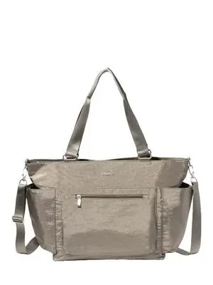 BAGGALLINI Modern Avenue Crossbody Tote Bag - Sterling Shimmer
