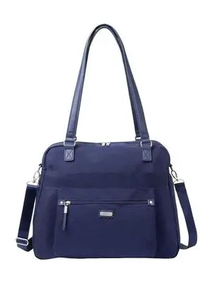 BAGGALLINI BAGGALLINI Overnight Expandable Laptop Tote Bag With RFID Wristlet Navy