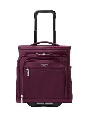 BAGGALLINI Expandable Underseat Carry-on Suitcase - Mulberry