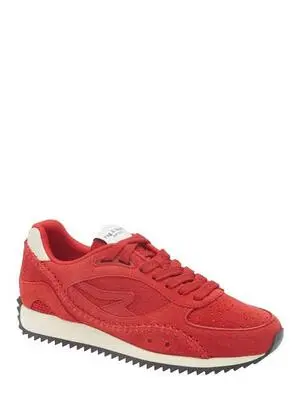 Rag & Bone Drift Runner Sneaker - Flame Red Suede