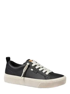 Reef Lay Day Dawn Sneaker - Black Leather