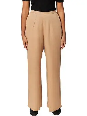 AAM THE LABEL Wide Leg Pant - Walnut