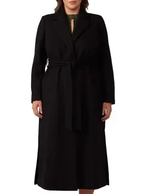 ESTELLE Charmed Robe Coat - Black