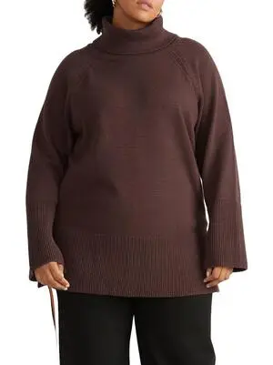 Universal Standard Universal Standard Yolanda Turtleneck Sweater Arabica