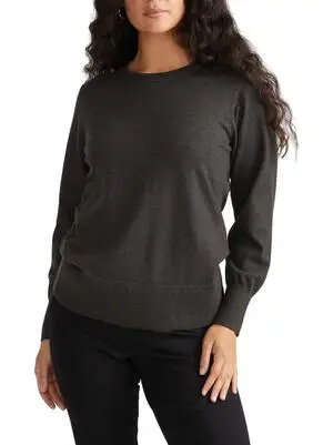 Universal Standard Universal Standard Crewneck Sweater Graphite