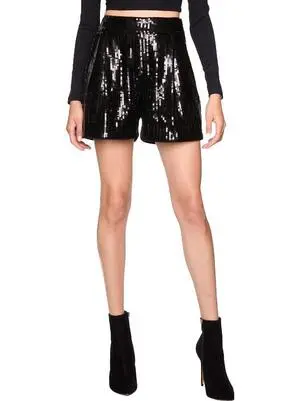 Susana Monaco Sequin Shorts - Black