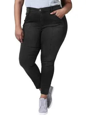 SLINK JEANS Pintuck High-waist Slim Jeans - Shyla
