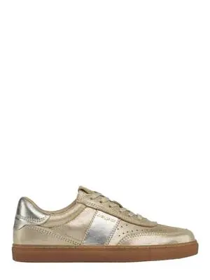 J/SLIDES NYC Tinsley Sneaker Metallic  Light Gold