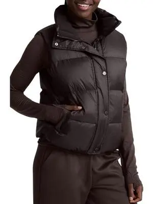Beyond Yoga Puffer Vest - Dark Chocolate