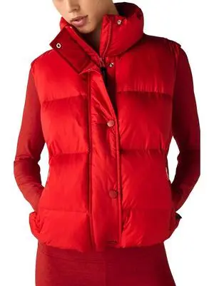 Beyond Yoga Puffer Vest - Holly Red