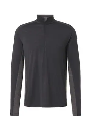 Sease Runner Virgin Wool Half-zip Sweater - Grey