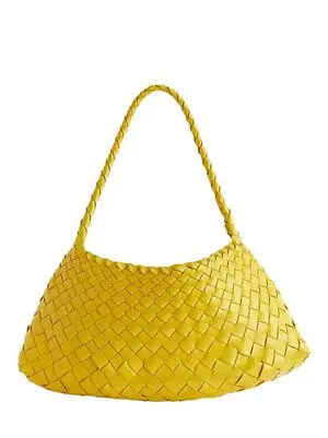 Dragon Diffusion Rosanna Small Leather Top-Handle Bag Yellow