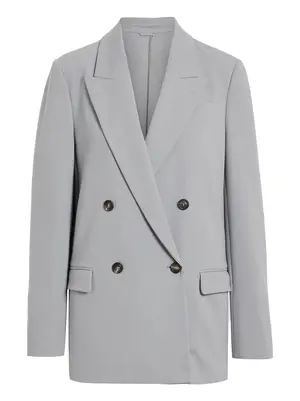 Brunello Cucinelli Brunello Cucinelli Double-Breasted Blazer Stone