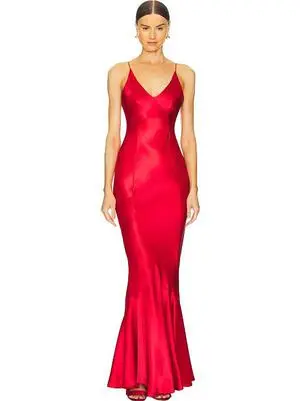 Retrofete Rosalia Gown - Red