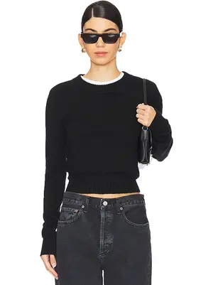 Show Me Your Mumu Tuck In Sweater - Black Knit
