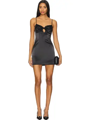 MORE TO COME Riley Mini Dress - Black