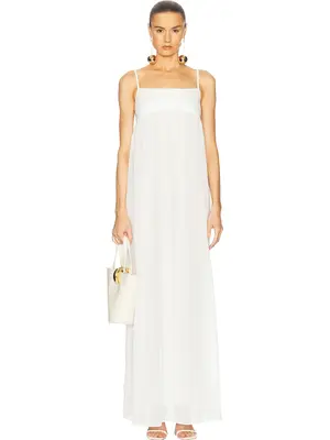 Jacquemus La Robe Peplo - White