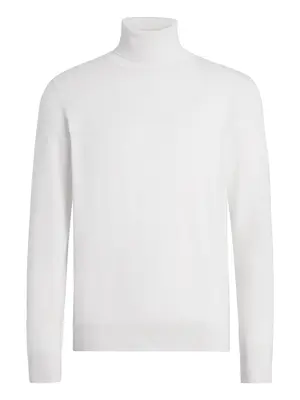 Zegna Roll-neck Sweater - White