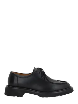Legres Smooth Leather Lace-up Shoe - Black