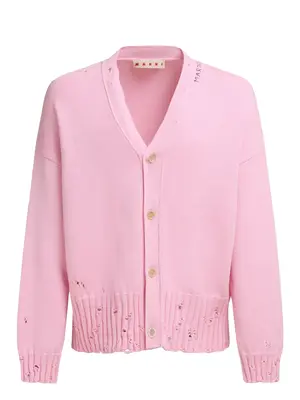 Marni Distressed Cardigan - Pink