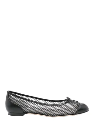 Manolo Blahnik Jatelan Ballet Flats - Black
