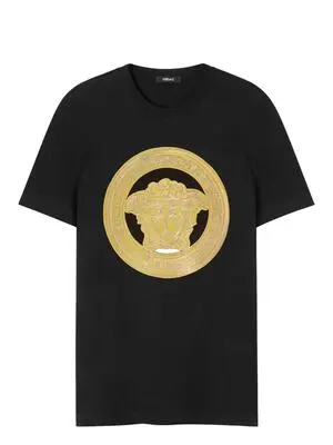 VERSACE Medusa-embroidered T-shirt