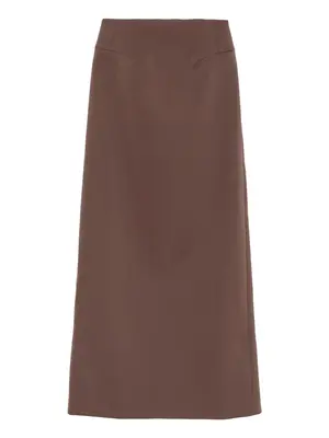 Acler Balderstone Straight Skirt - Brown
