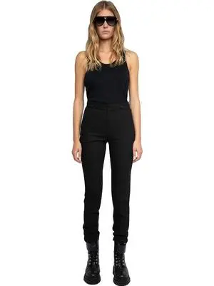 Zadig&Voltaire Tailored Straight Leg Pants - Black