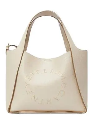 Stella McCartney Logo Top Handle Crossbody Tote Bag - Brown