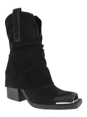 ZIGI Marina Western Boot - Black Suede