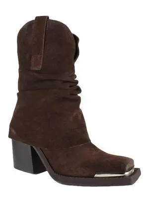 ZIGI Marina Western Boot - Brown Suede