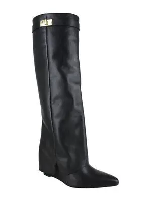 ZIGI Karin Knee High Boots - Black Leather